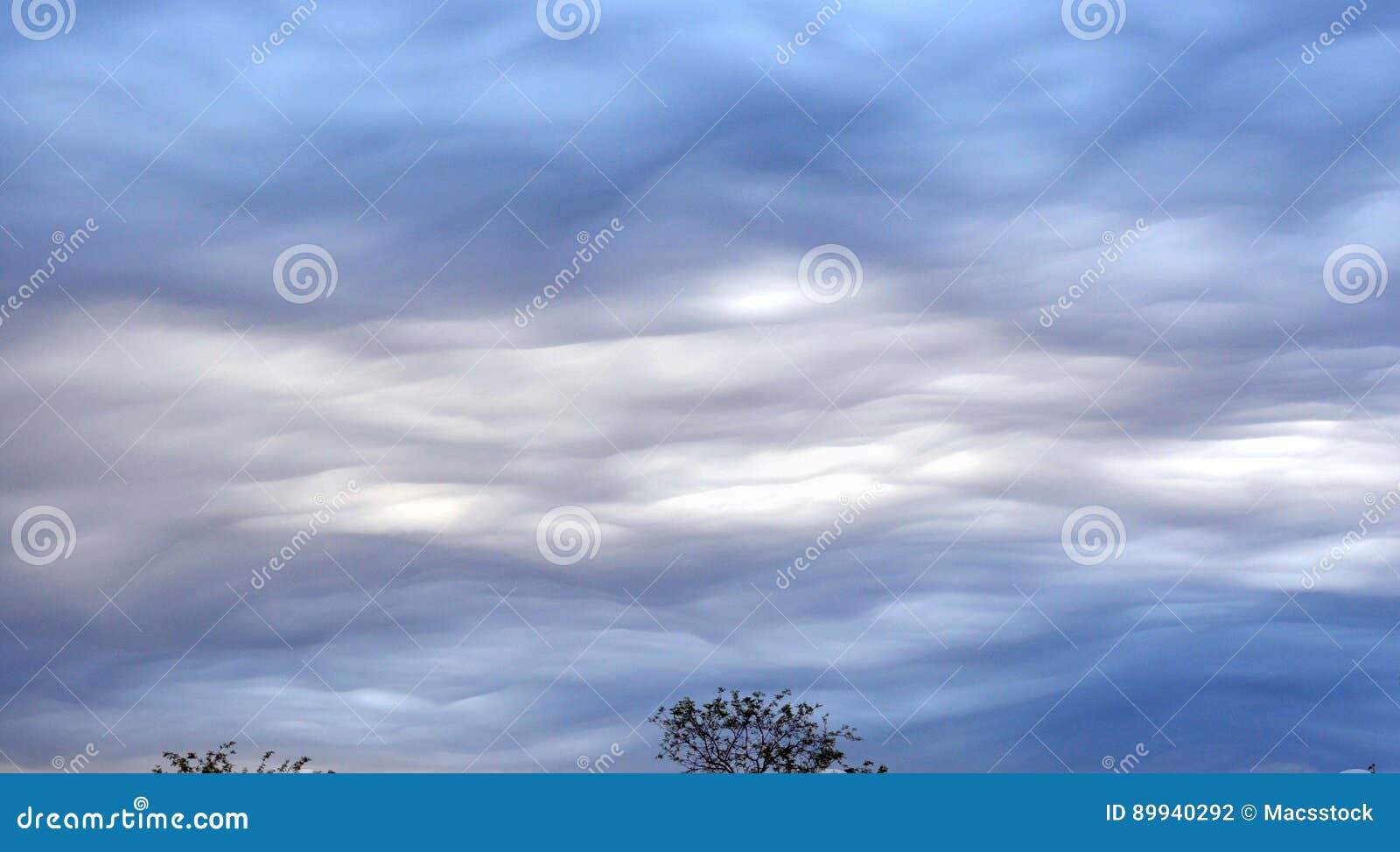 Asperitas Clouds stock photo. Image of meteorology, asperitus - 89940292