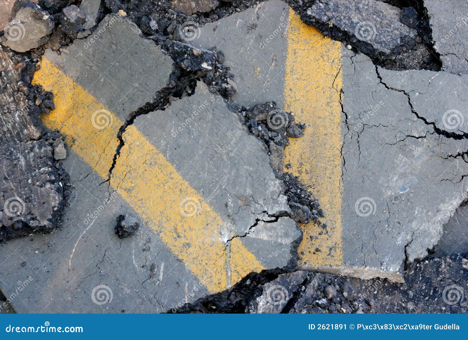Asphalt stock image. Image of debris, background, crack - 2621891