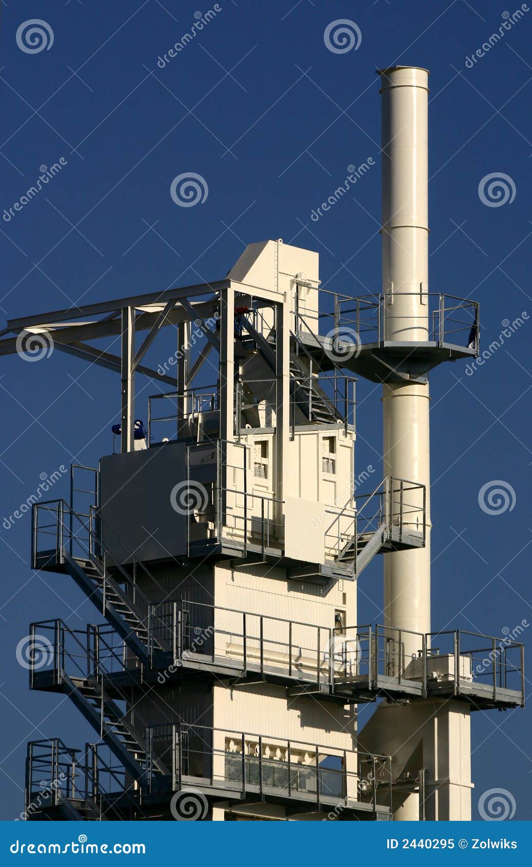 Asphalt batching plant stock image. Image of equipment - 2440295