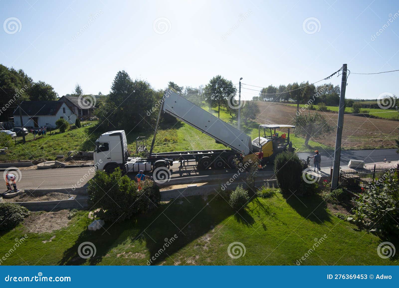 Asphalt and Bitumen Surfacing Stock Image - Image of asphalt, street ...