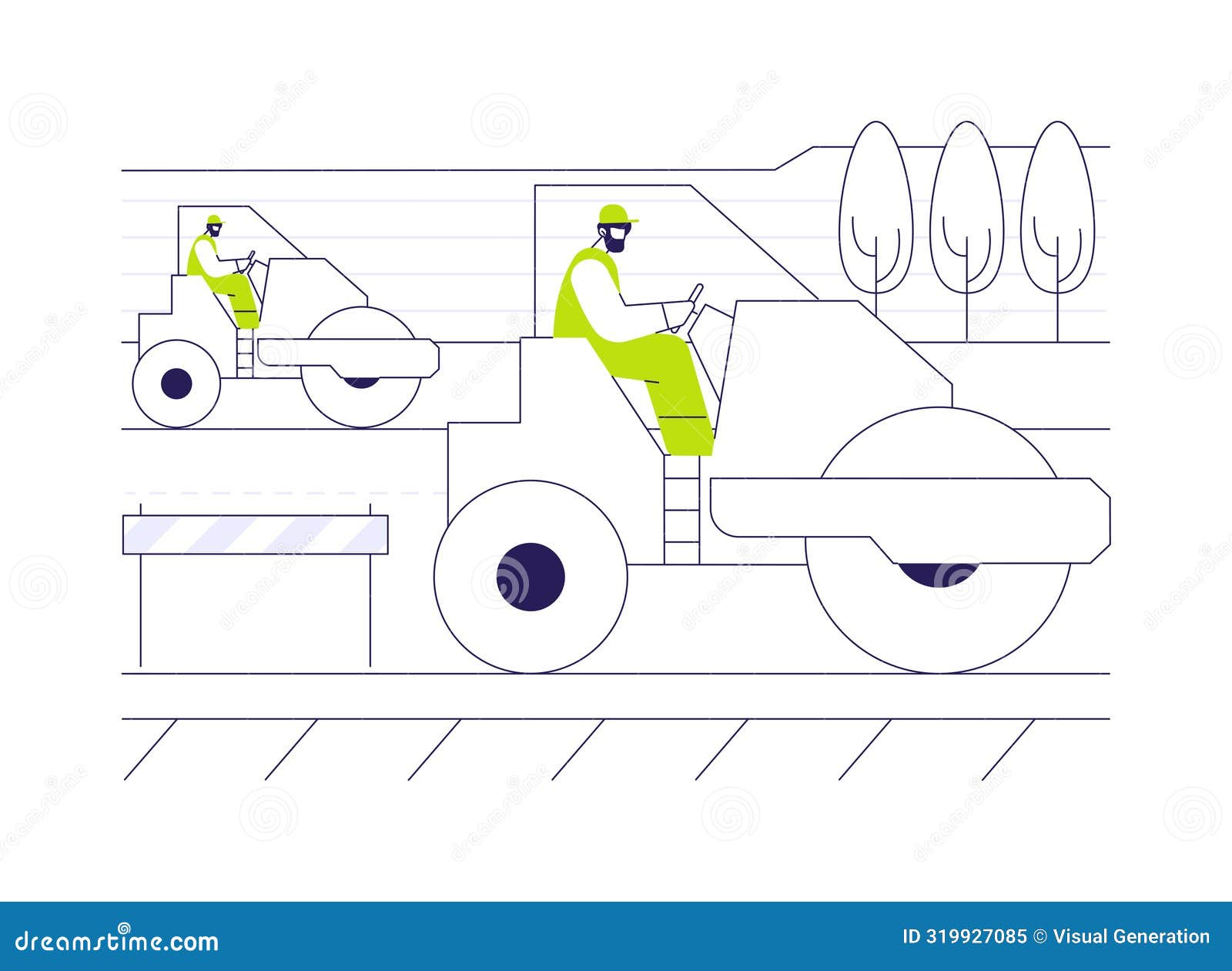 Asphalt Compaction Abstract Concept Vector Illustration. Stock Vector ... Asphalt Compaction Abstract Concept Vector Illustration. Stock Vector ...