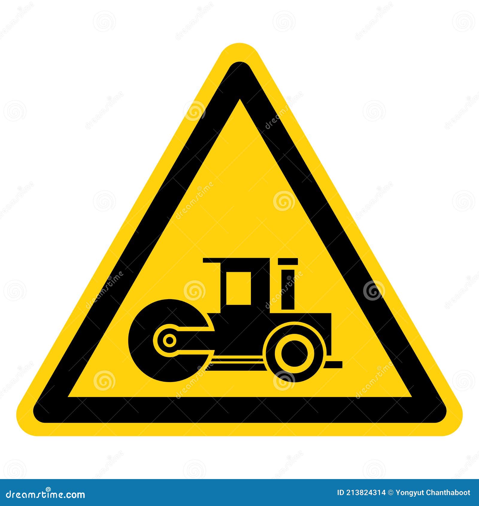 Asphalt Compactor Symbol Sign,Vector Illustration, Isolate On White ...