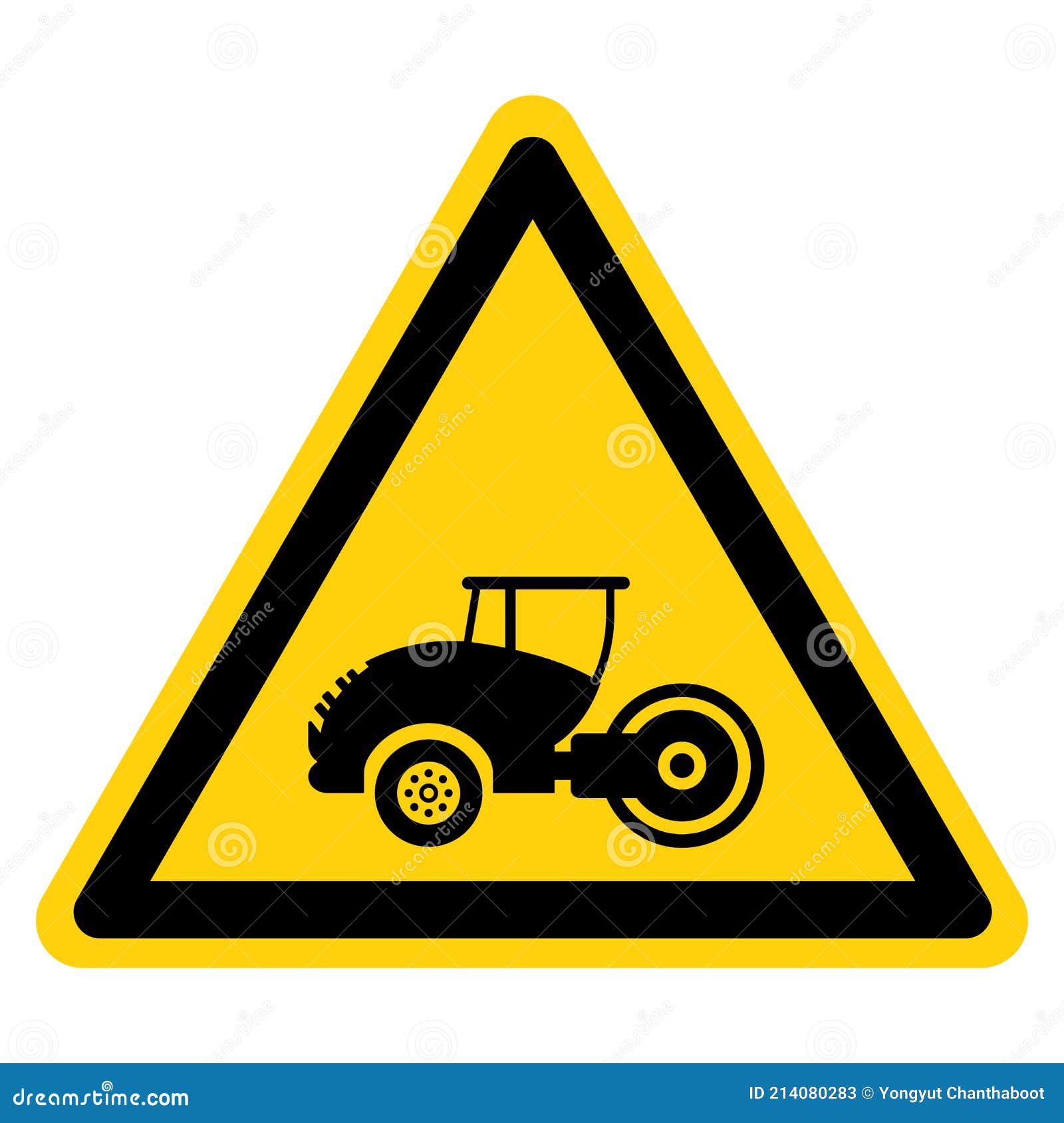 Asphalt Compactor Symbol Sign,Vector Illustration, Isolate on White ...