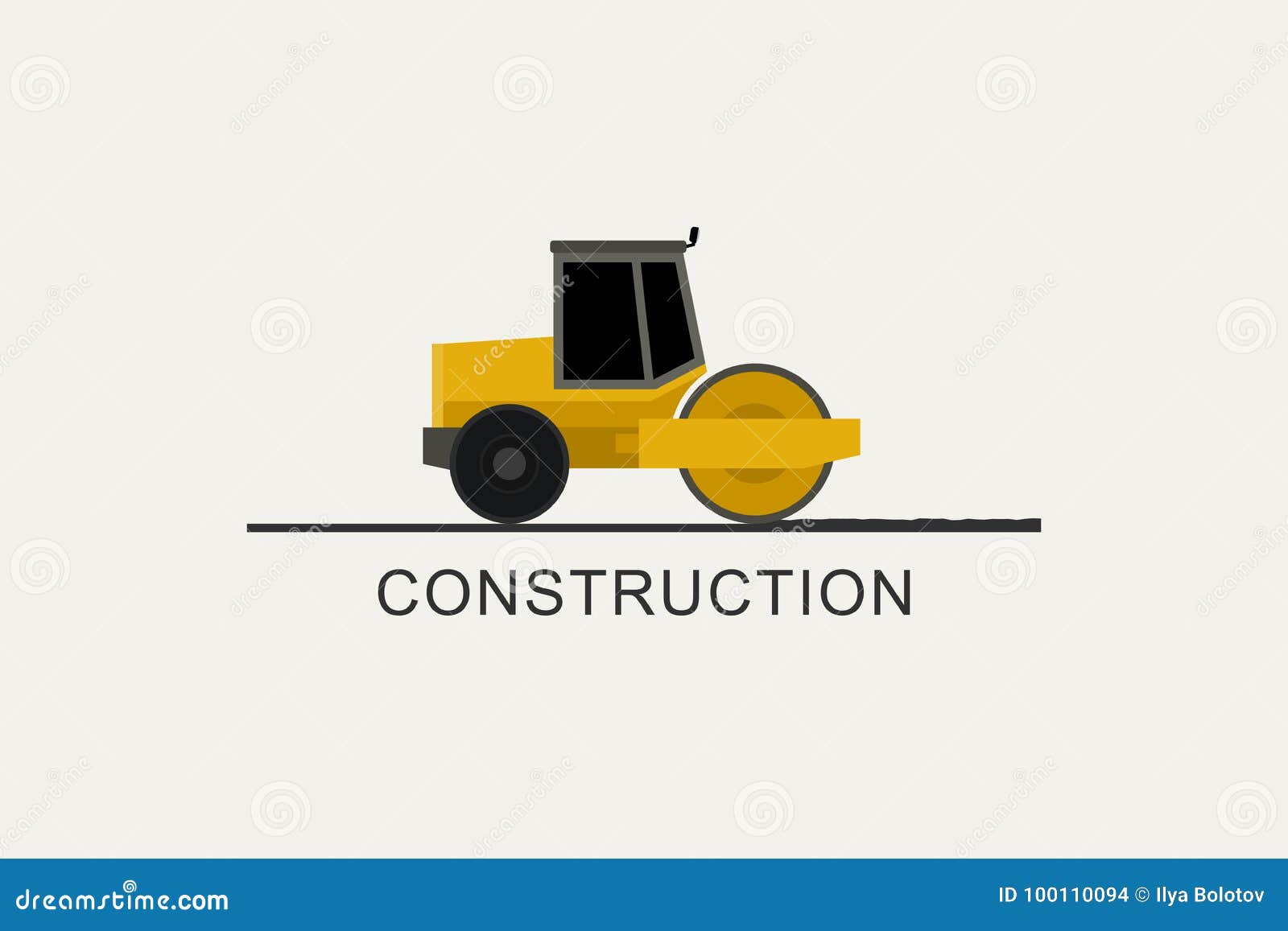 Asphalt Compactor Symbol Sign,Vector Illustration, Isolate On White ...