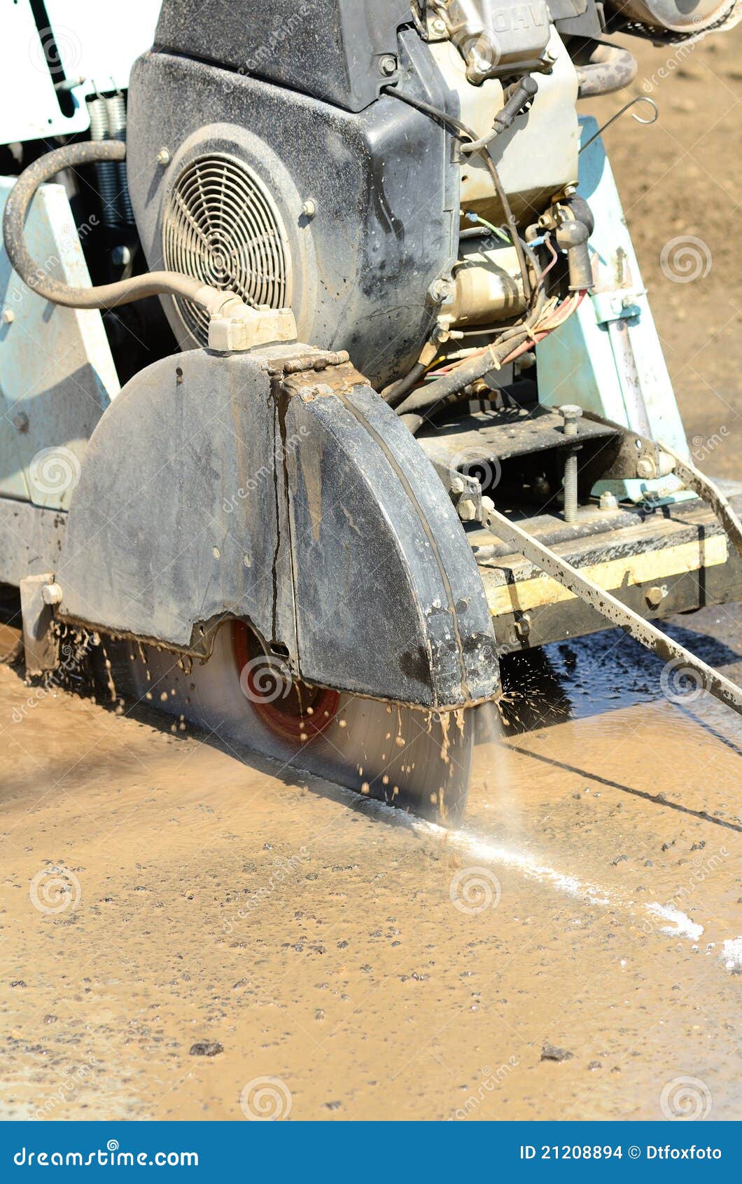 Asphalt Cut stock photo. Image of road, machine, circular - 21208894