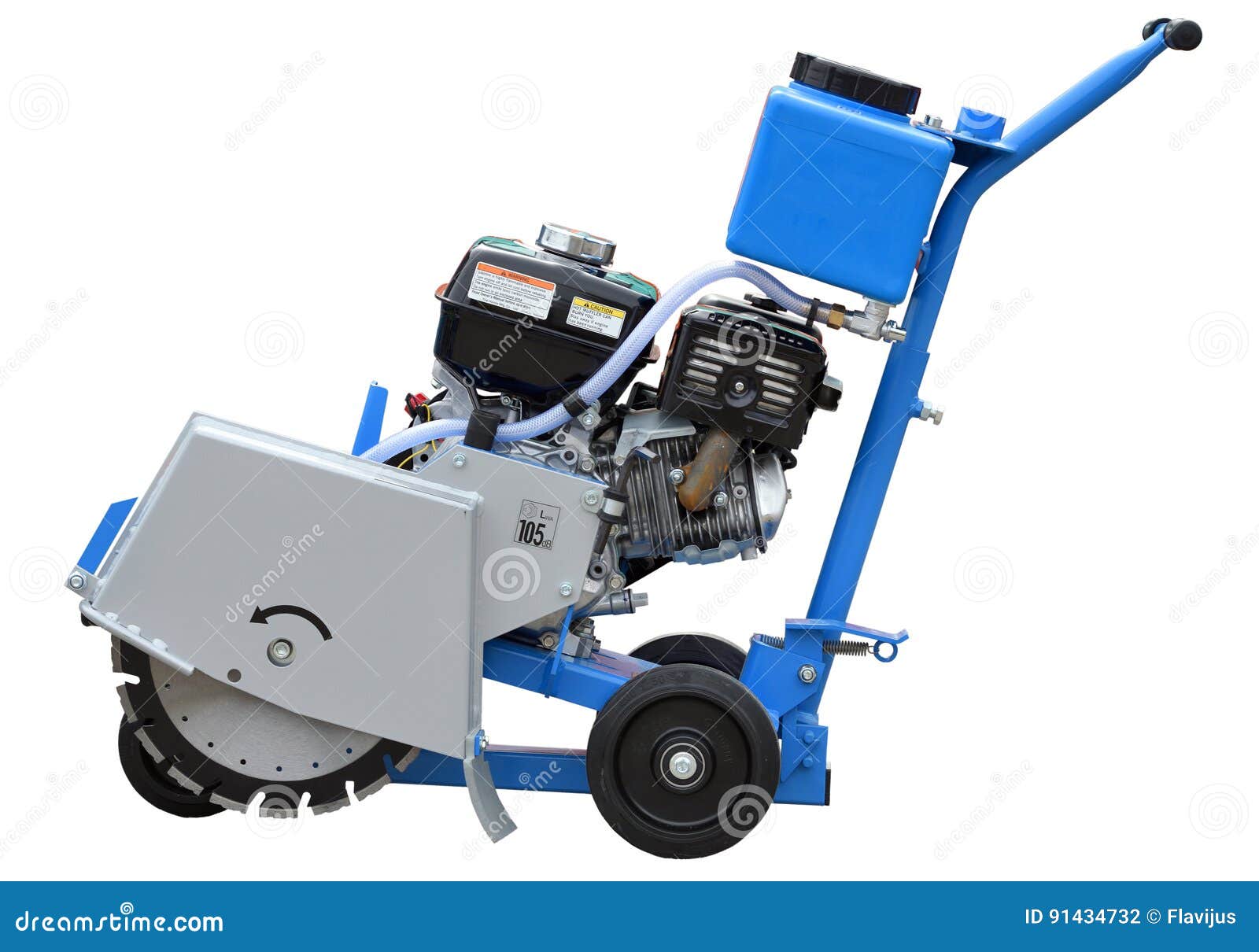 Asphalt cutting machine stock photo. Image of instrument - 91434732