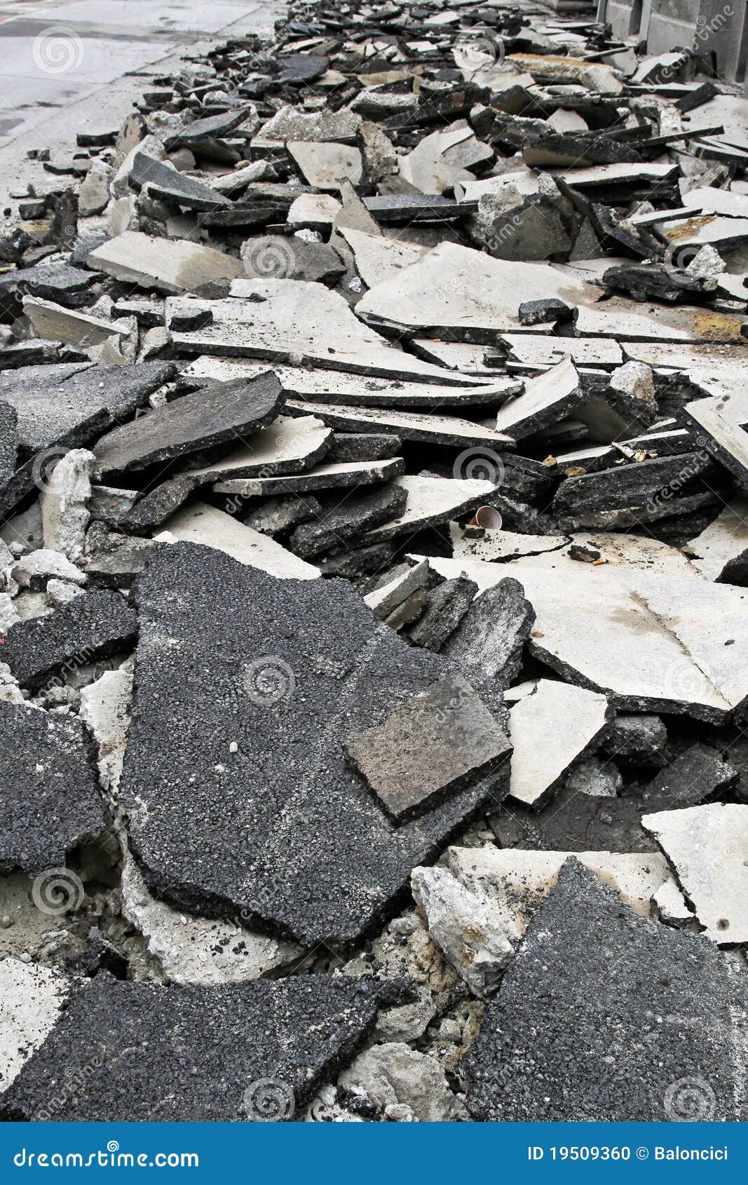 Asphalt damage stock photo. Image of environment, parts - 19509360
