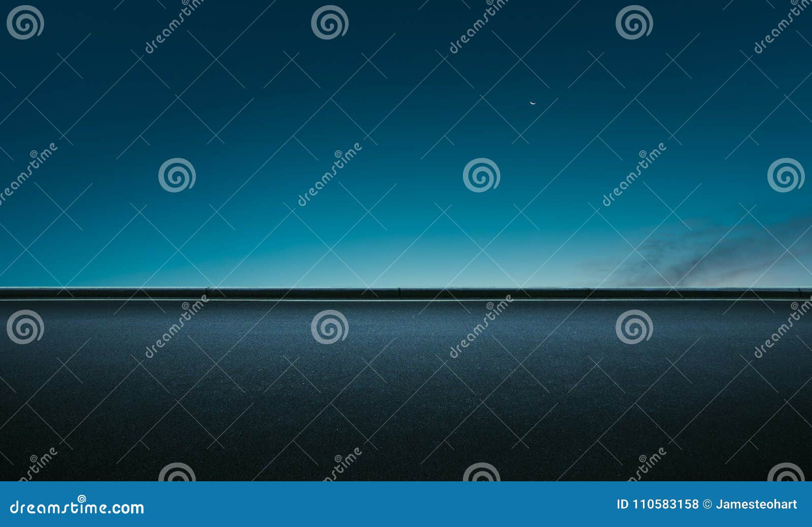 Asphalt Empty Road Side with Landscape . Stock Photo - Image of freeway ...