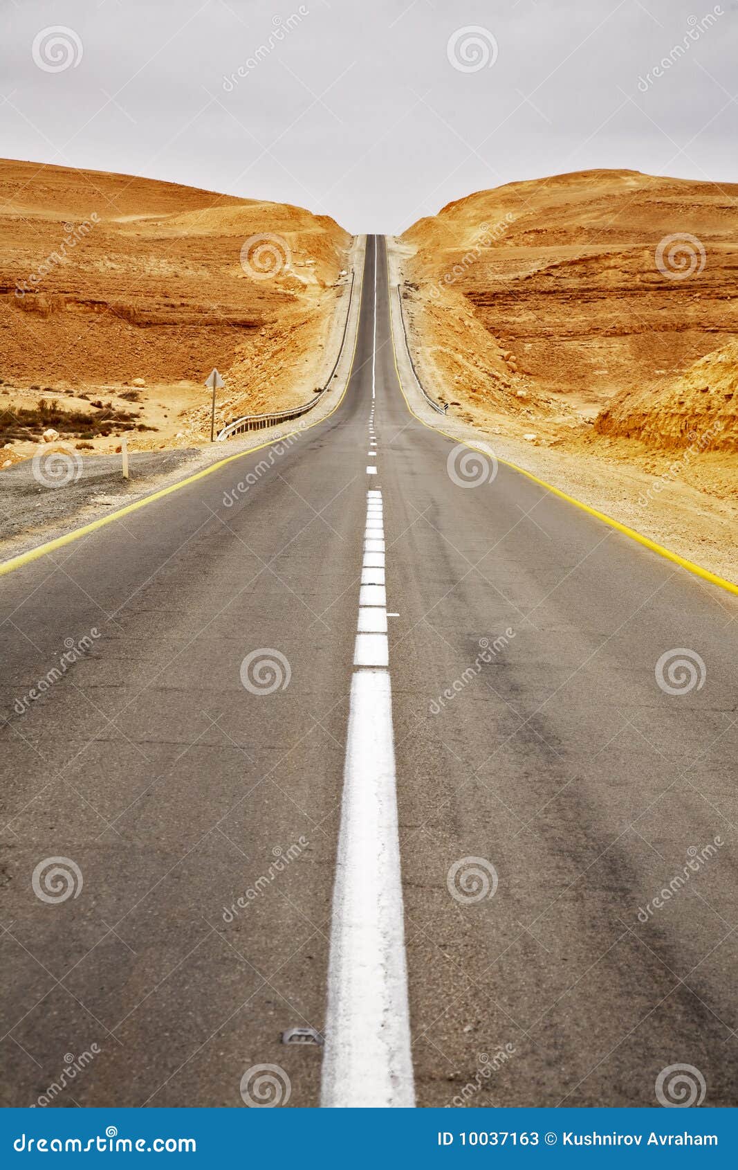 Asphalt highway in desert stock image. Image of color - 10037163
