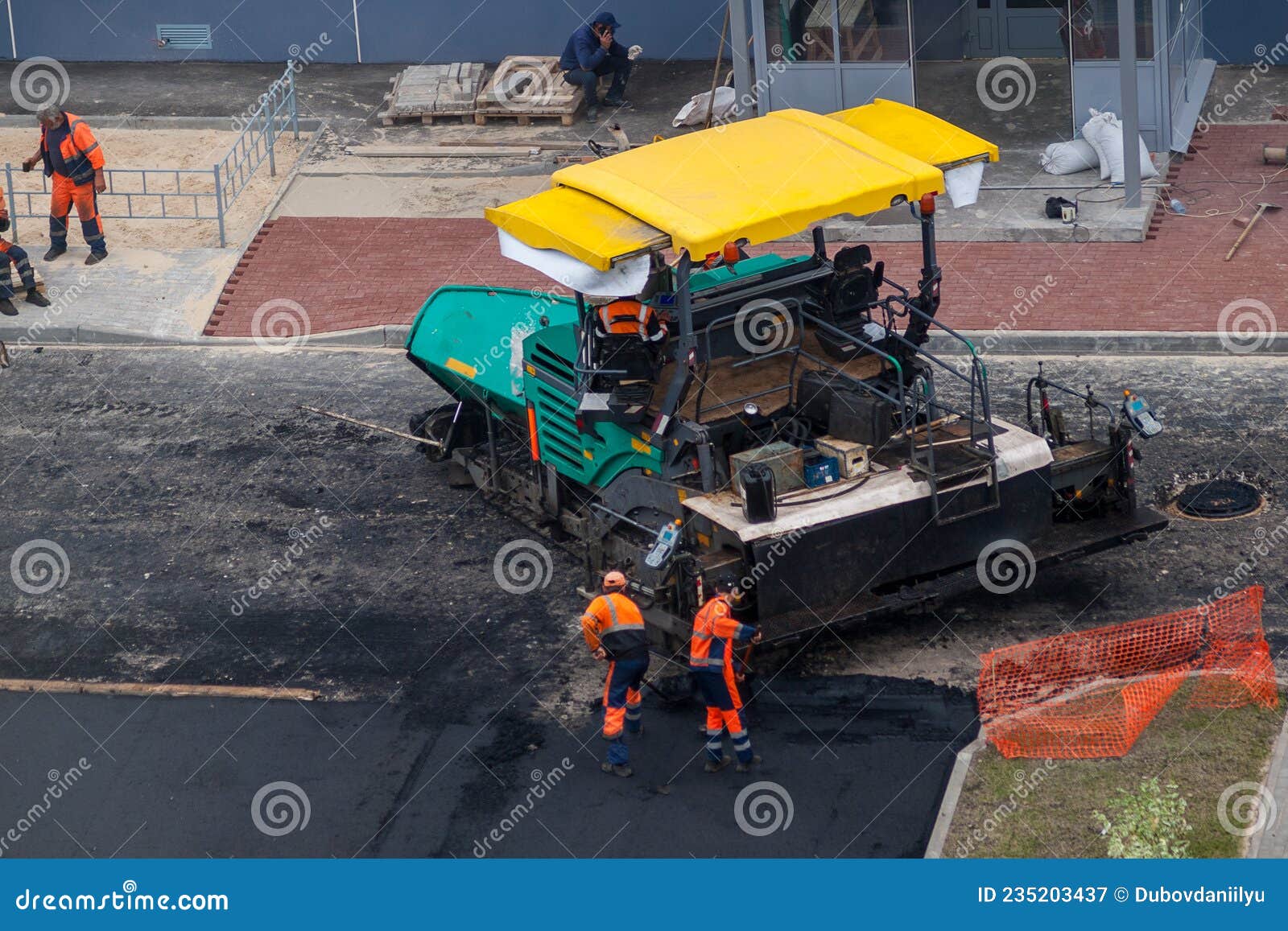 Asphalt Paver a Complex Linear Road Construction Machine, Asphalt ...