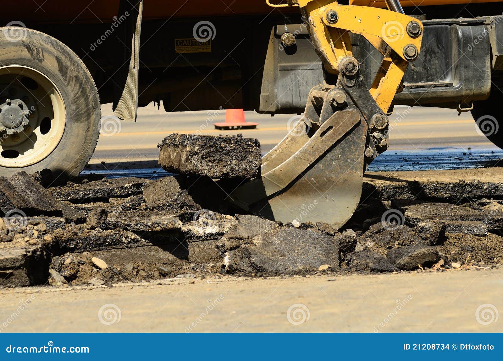 Asphalt Pickup stock photo. Image of street, heavy, repair - 21208734