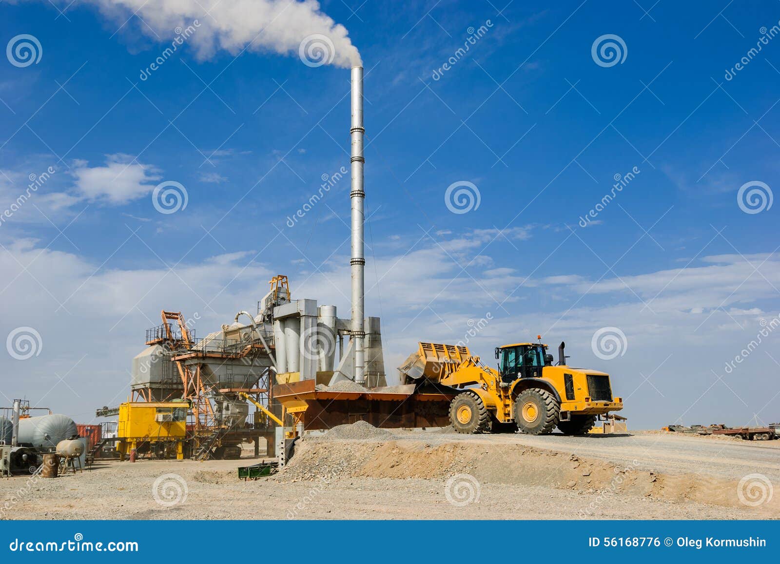 Asphalt production stock photo. Image of heap, technology - 56168776