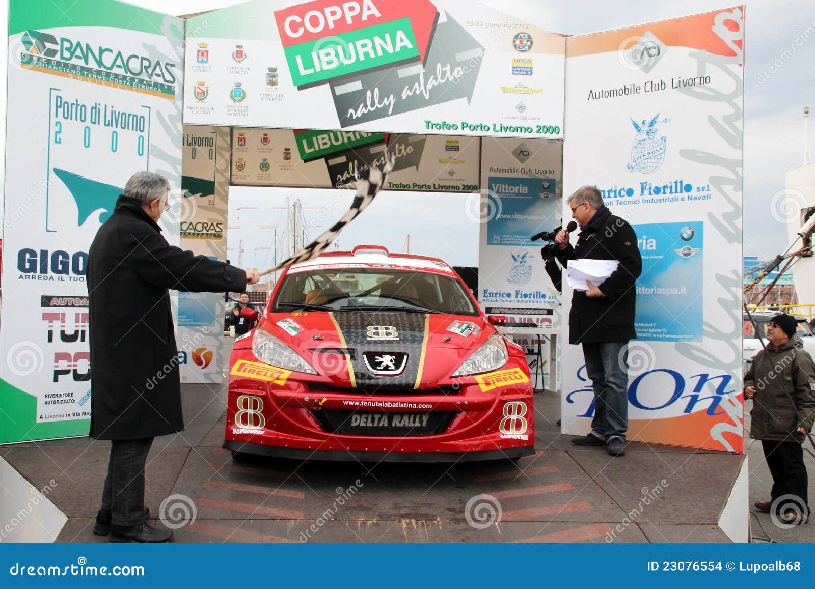 Asphalt Rally Cup Liburna, Winner Team Editorial Stock Image - Image of ...