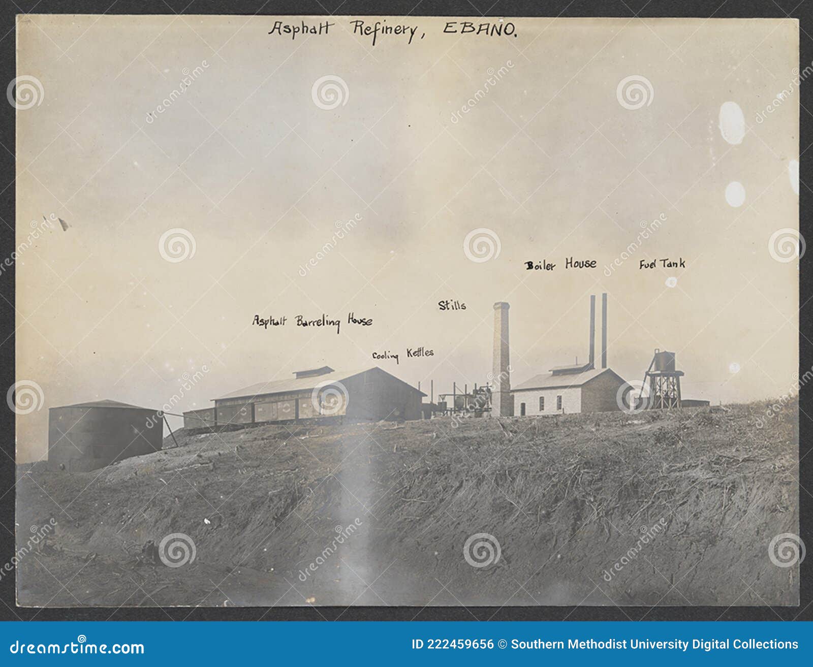 Asphalt Refinery, Ebano. Picture Image: 222459656