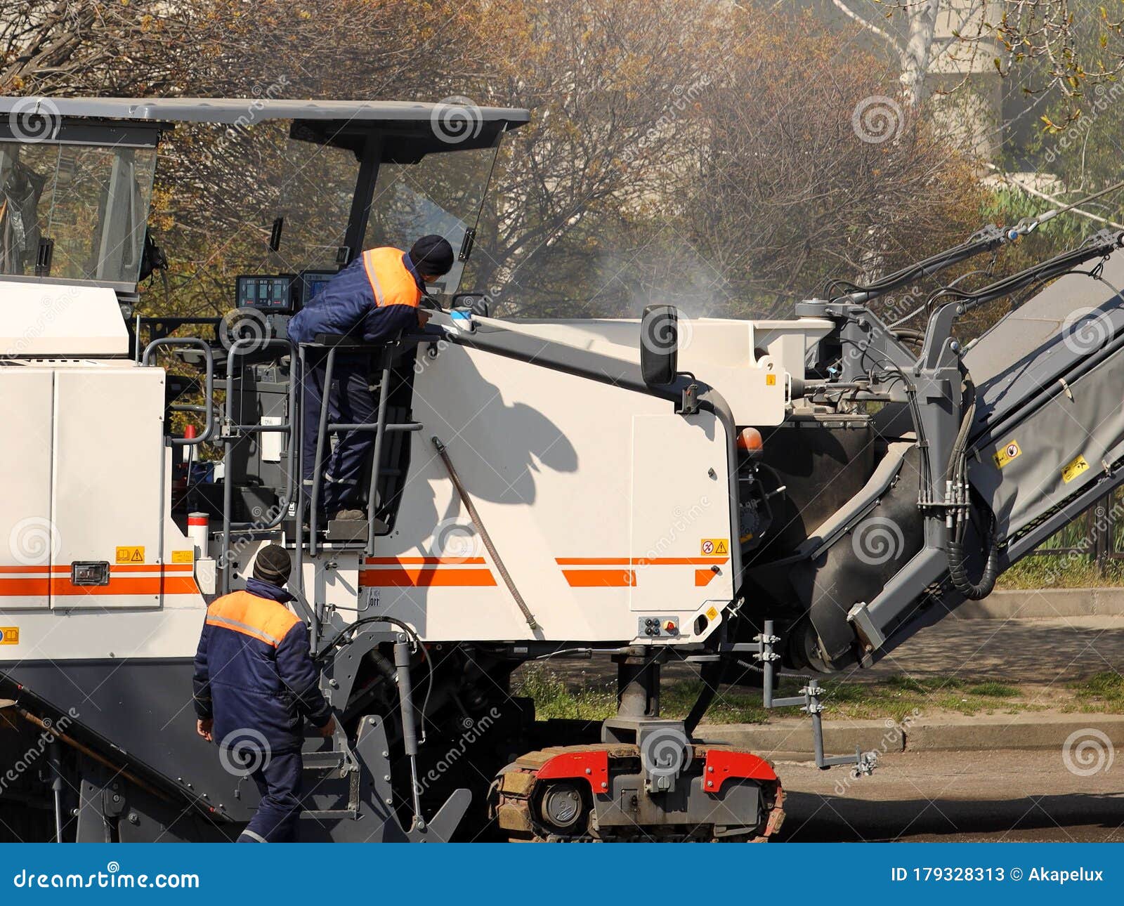 Asphalt Removal Using Heavy Machinery. Construction and Repair of the ...