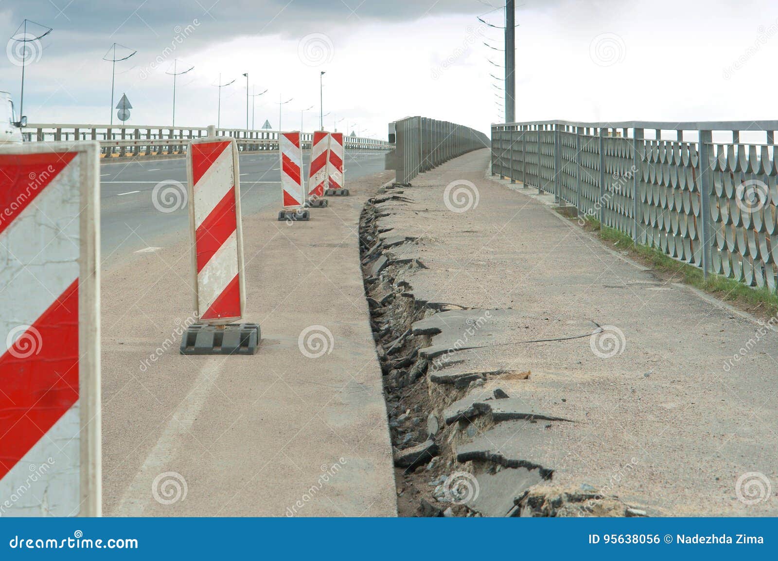 Asphalt, Repair, Broken, Pavement, Road, Old Stock Photo - Image of ...