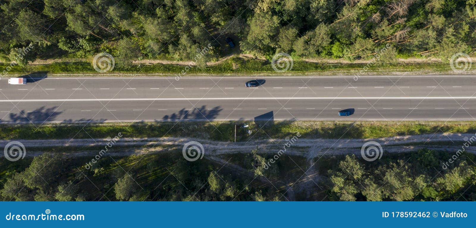 Asphalt Road, View from Above Stock Photo - Image of direction, scenery ...