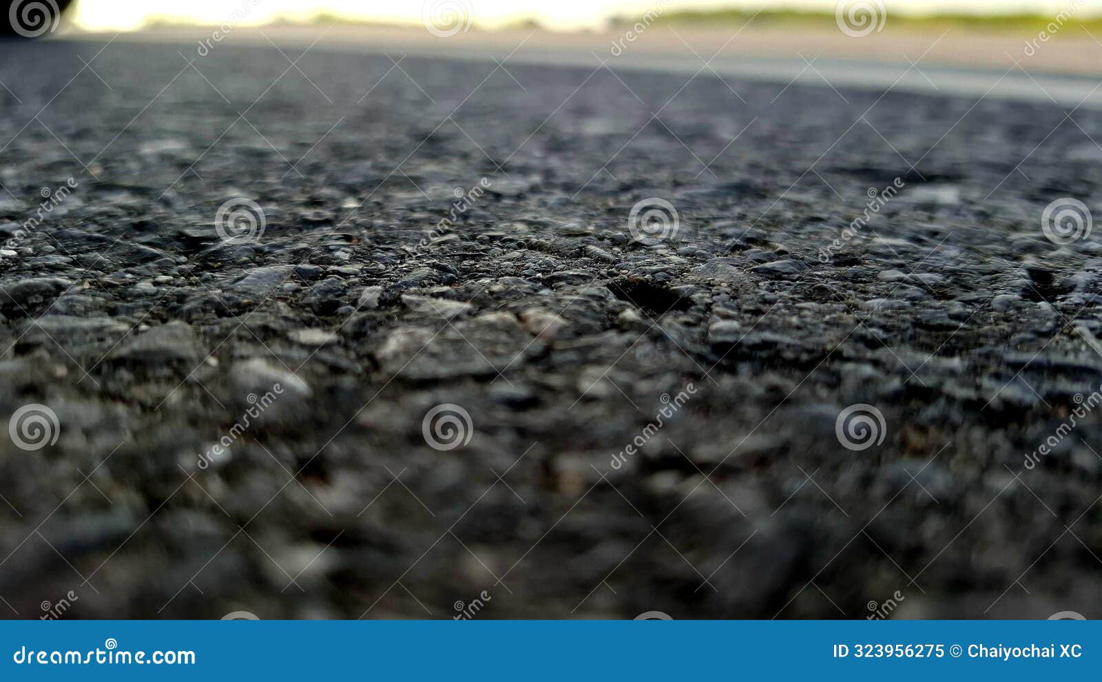 Asphalt Road with Dust Particles Stock Image - Image of google, dust ...