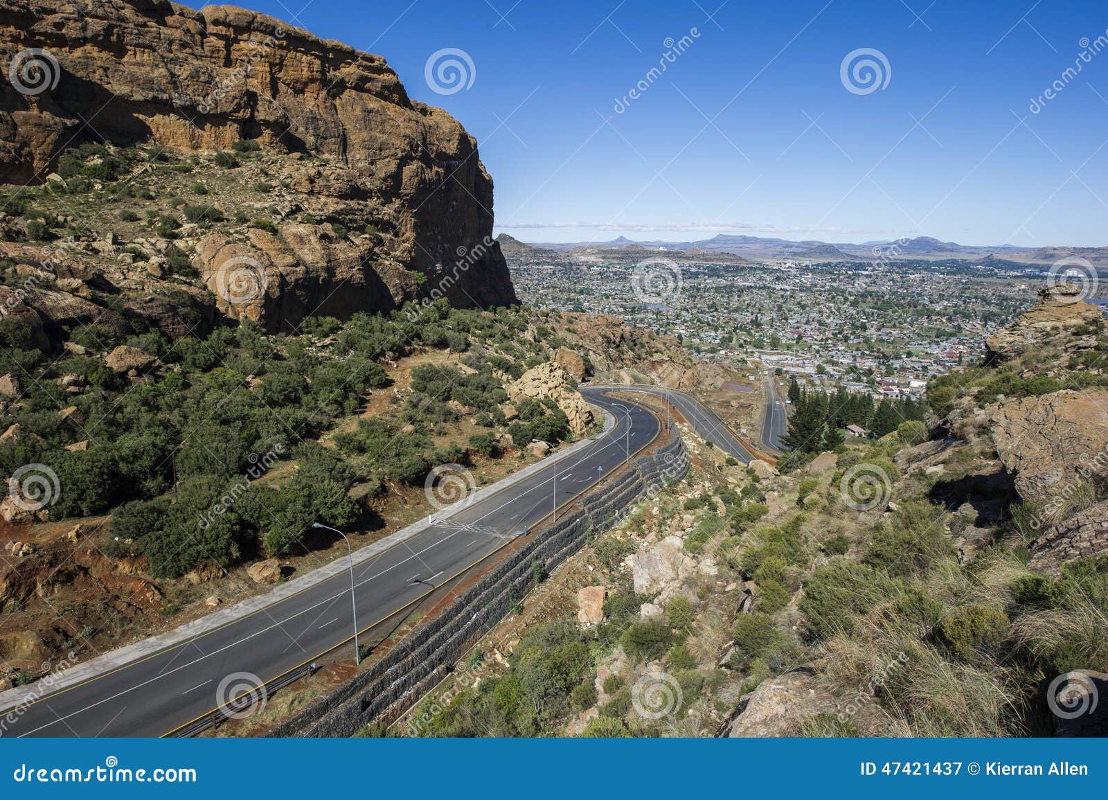 Asphalt Road Leading into the Distance Stock Image - Image of painted ...