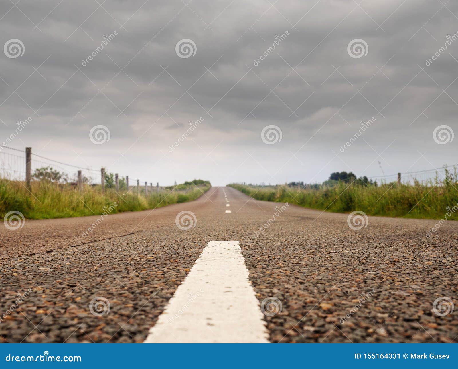 Asphalt Road, Low Angle, Cloudy Sky, Concept Driving, Way To Your ...