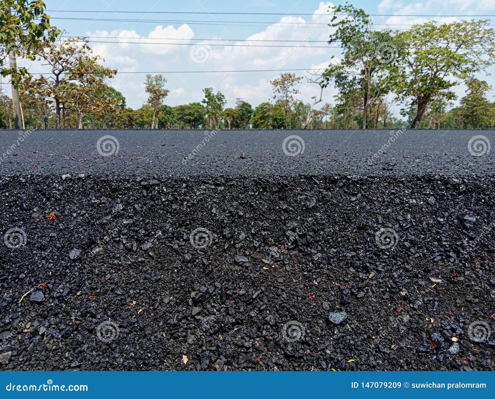Asphalt road surface stock image. Image of roadway, black - 147079209