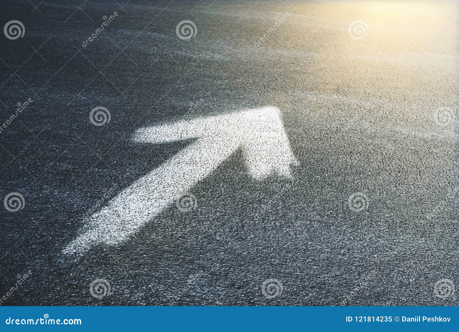 Asphalt Road Texture with Arrow Stock Illustration - Illustration of ...