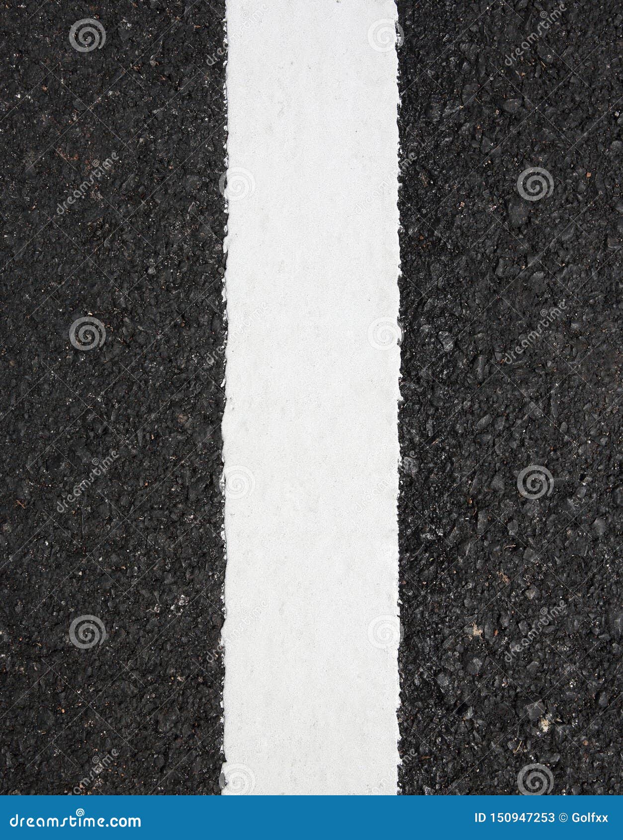 Asphalt Road Texture with White Stripe Stock Image - Image of material ...