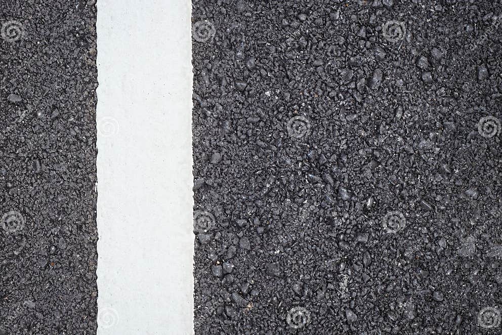 Asphalt Road Texture with White Stripe Stock Image - Image of roadway ...