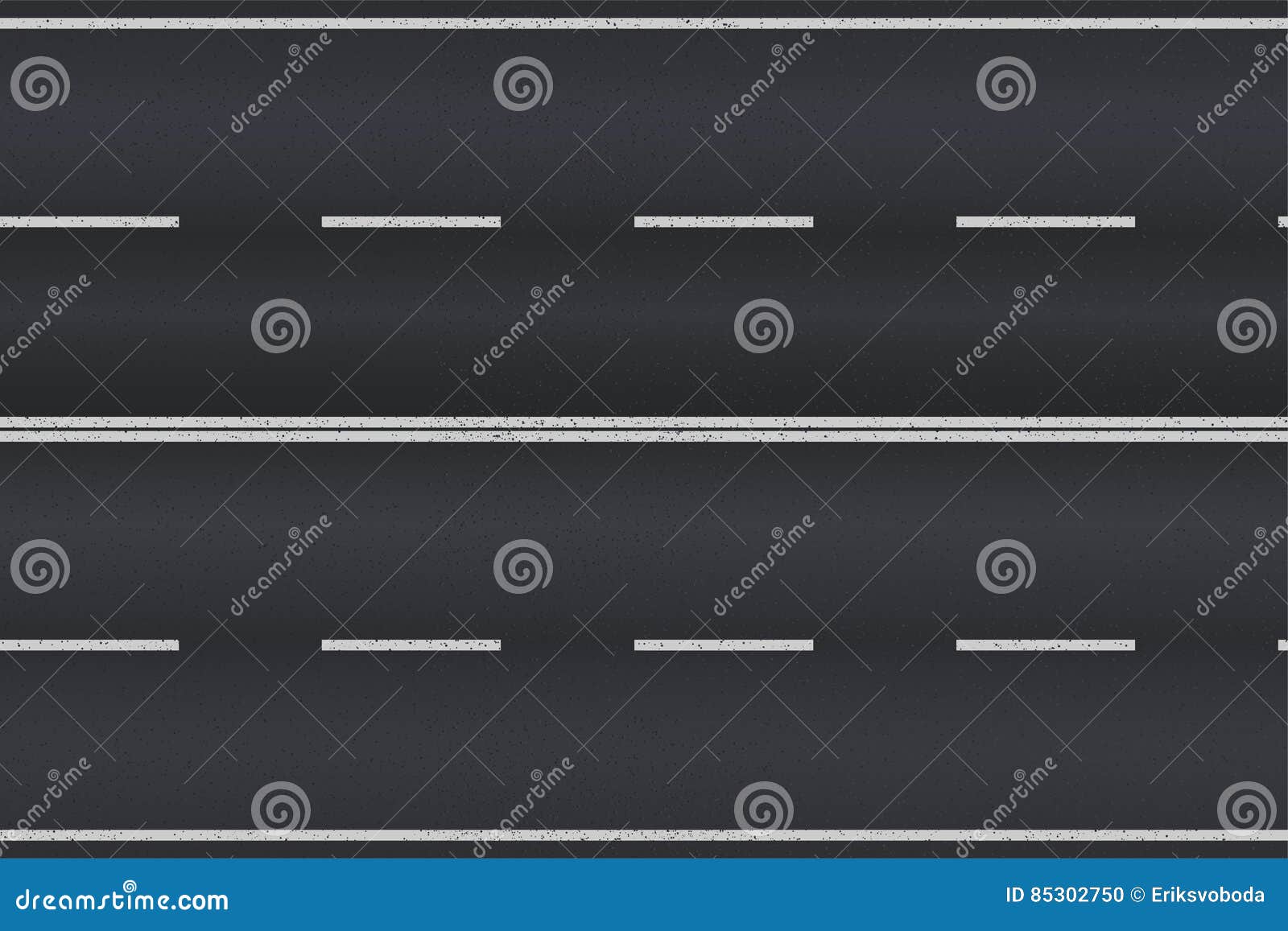 Asphalt Road Texture with White Stripes. Stock Vector - Illustration of ...