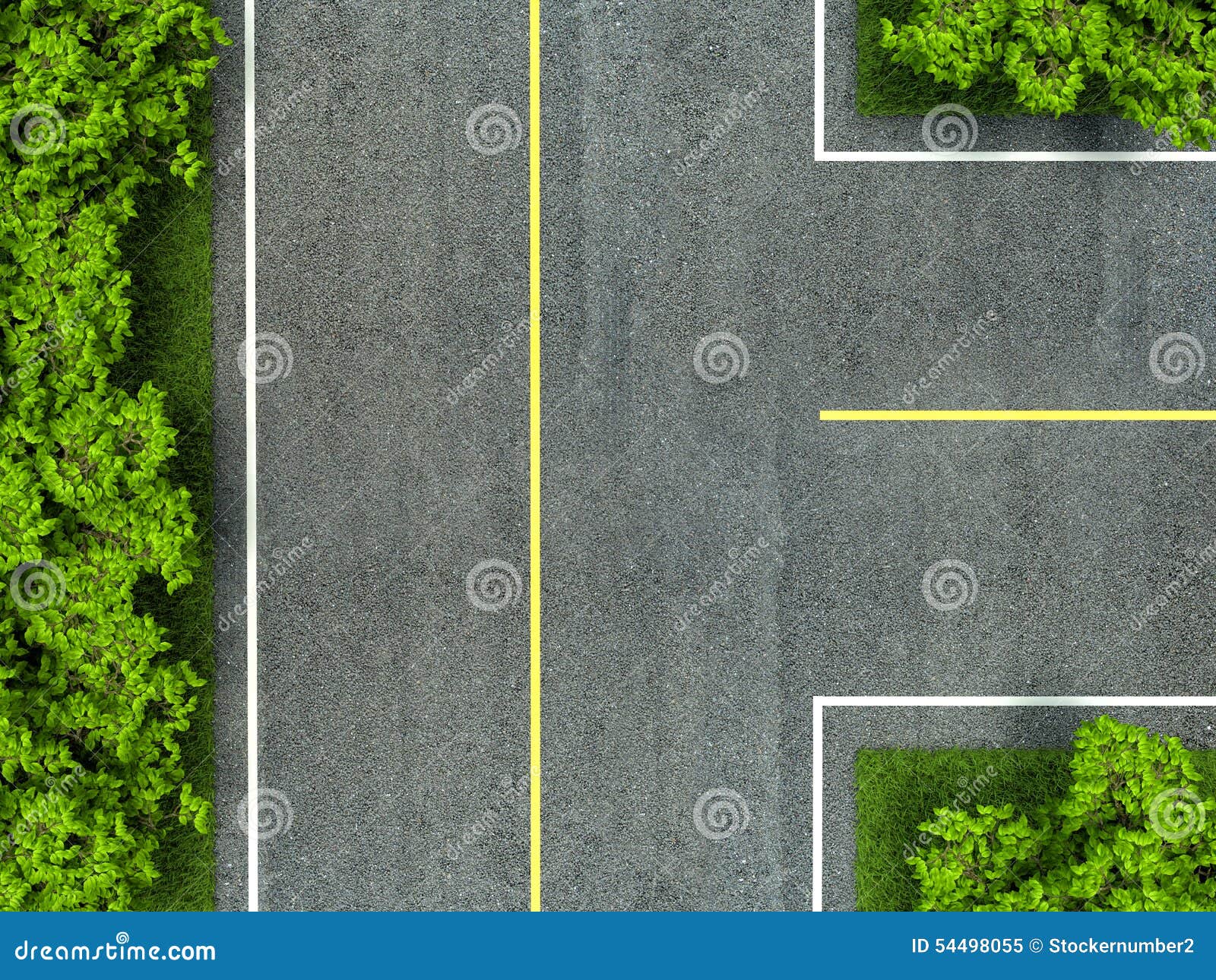 Asphalt Road Texture,yellow and White Line on Road Stock Illustration ...