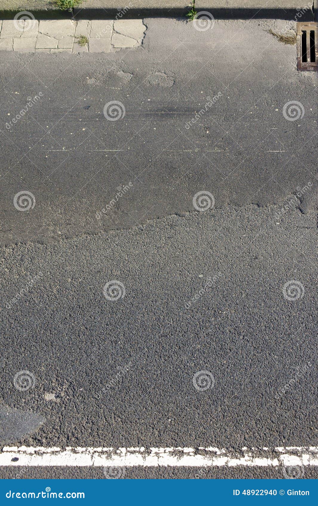 Asphalt road stock photo. Image of damage, gully, infrastructure - 48922940