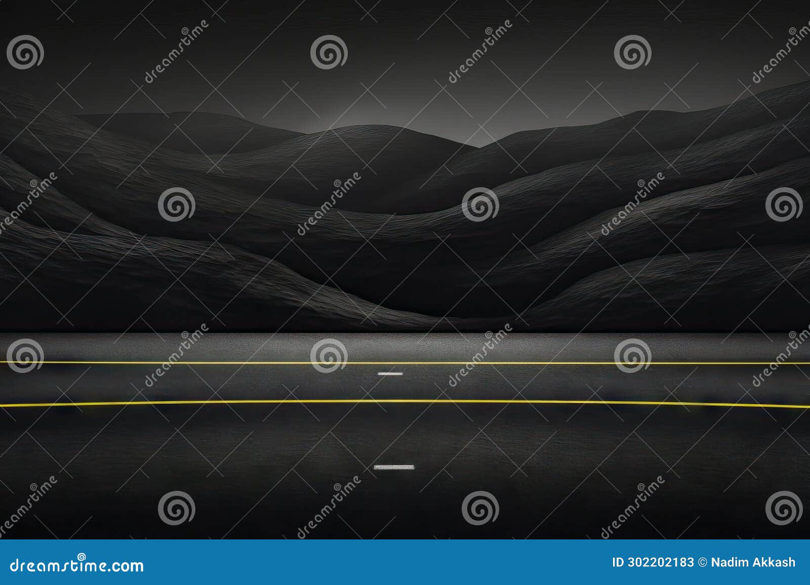 Asphalt Road Top View. Highway Line Marks Stock Image - Image of urban ...