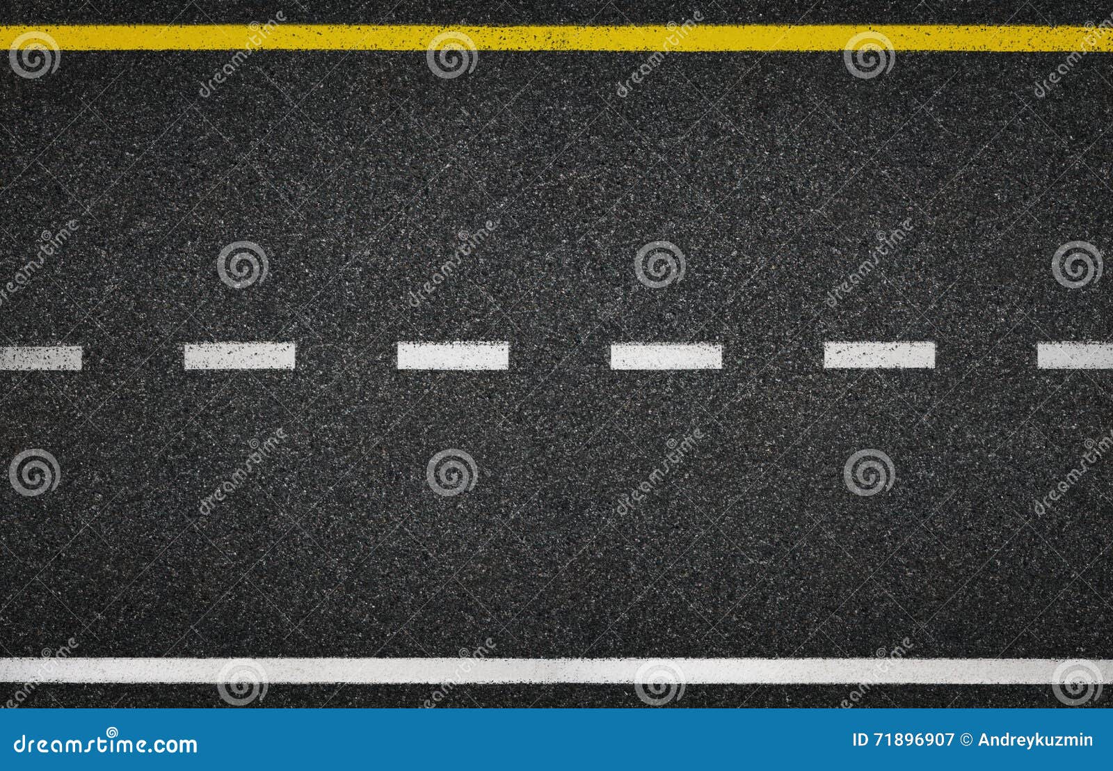 Asphalt Road Top View. Highway Line Marks. Stock Image - Image of ...