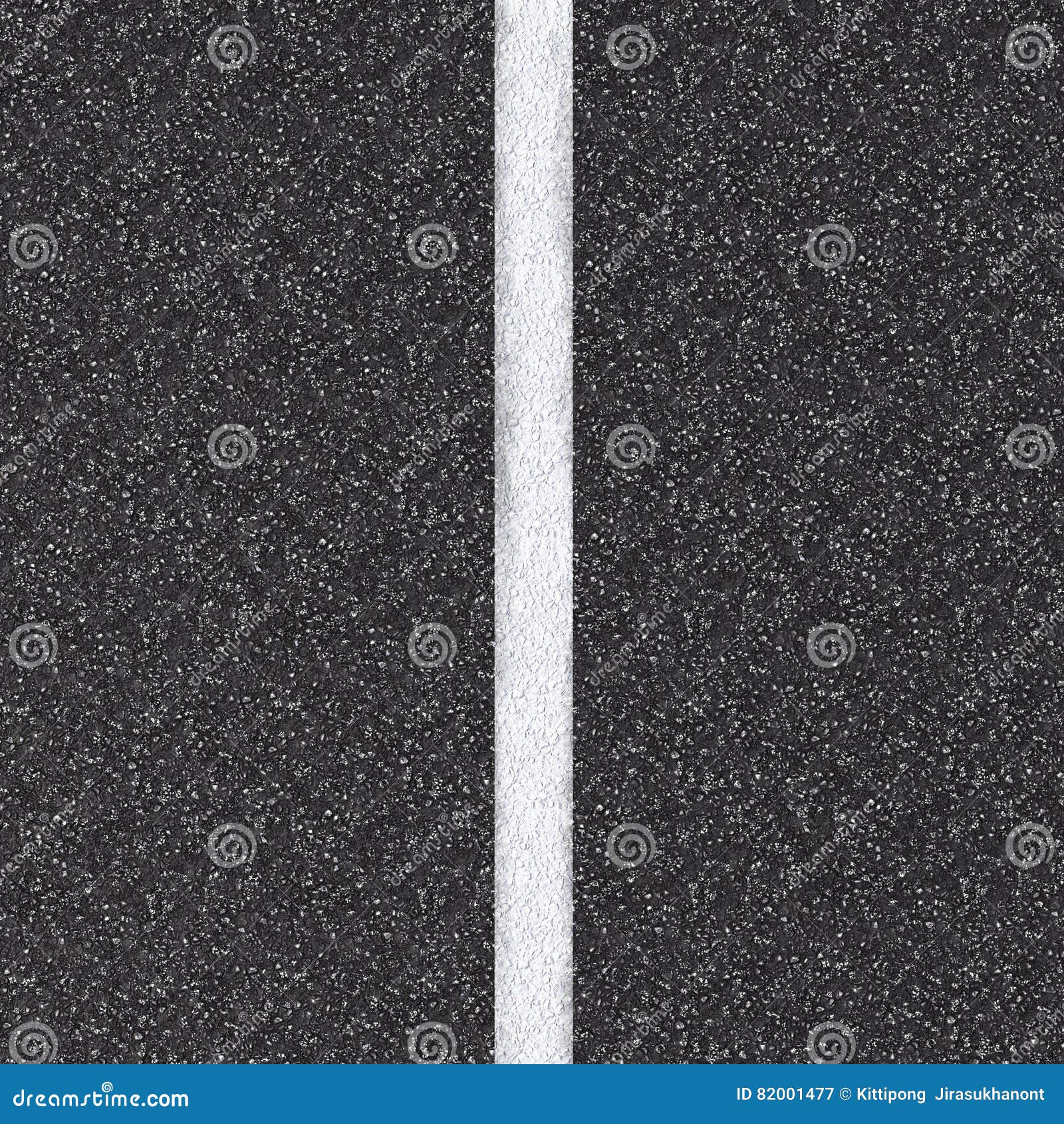 Asphalt Road Top View with White Line Stock Image - Image of coarse ...