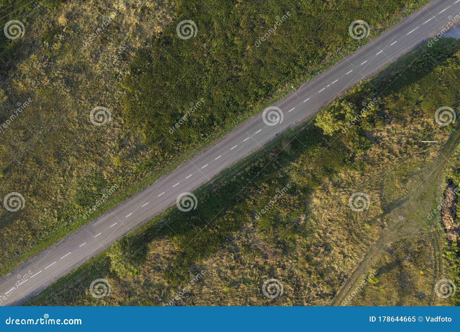 Asphalt Road, View from Above Stock Image - Image of drone, highway ...