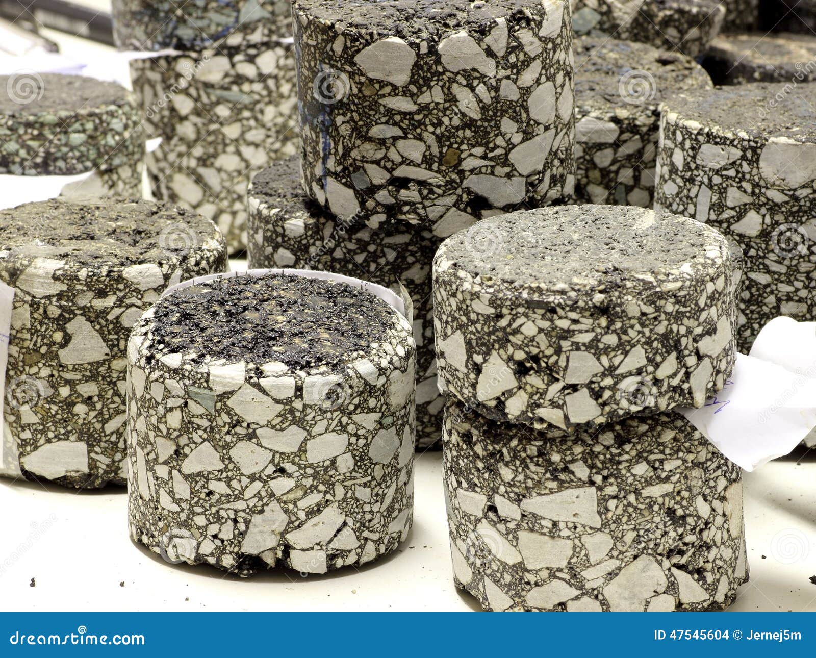 Asphalt samples stock photo. Image of borehole, black - 47545604