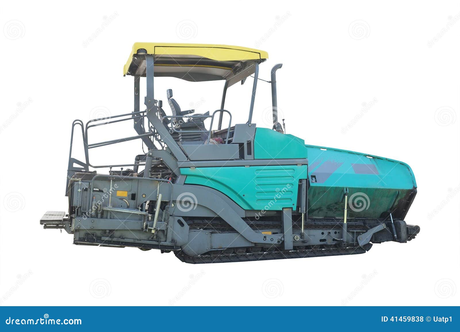 Asphalt spreading machine stock photo. Image of gravel - 41459838