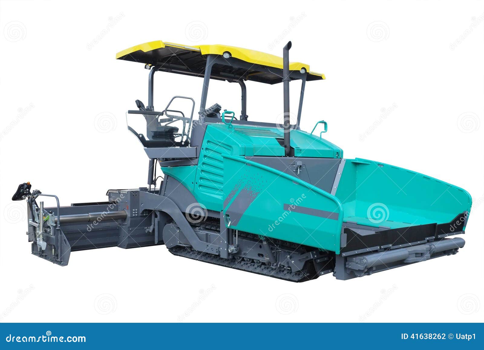Asphalt spreading machine stock photo. Image of urban - 41638262