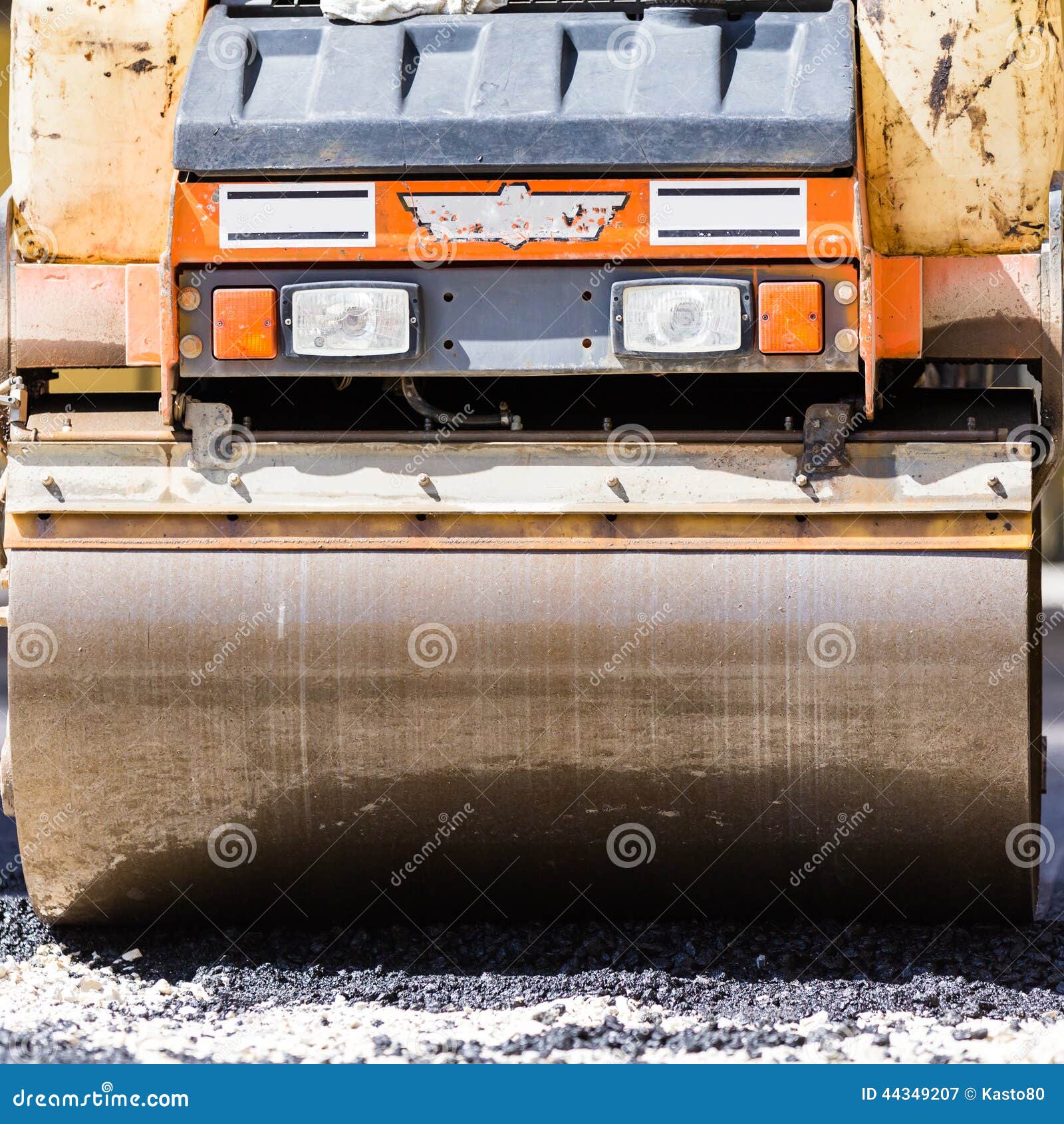 Asphalt Surfacing Manual Labor. Stock Image - Image of paving, grader ...