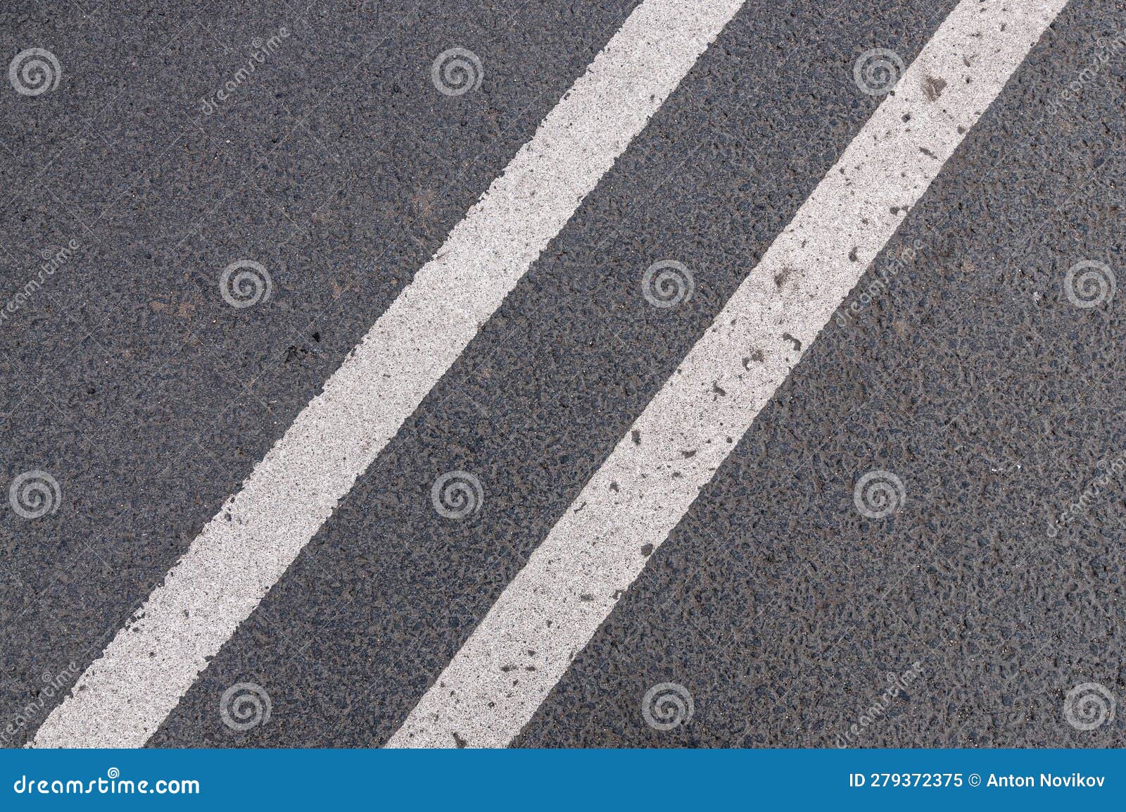 Asphalt Texture with Double Solid Line Prohibiting Overtaking Stock ...