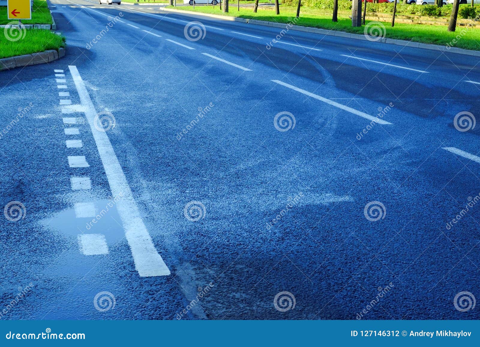 Asphalt Texture with Separation Lines Stock Photo - Image of hard ...