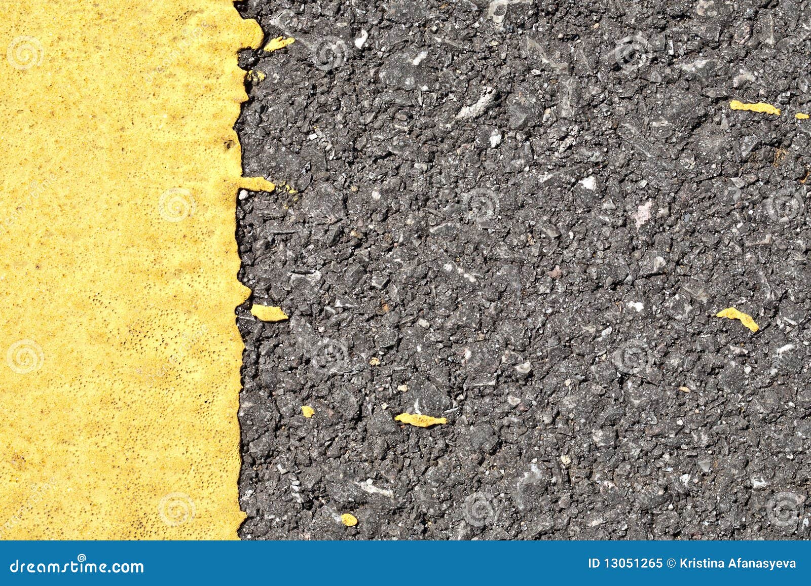 Asphalt Texture with Yellow Border Stock Image - Image of design, black ...