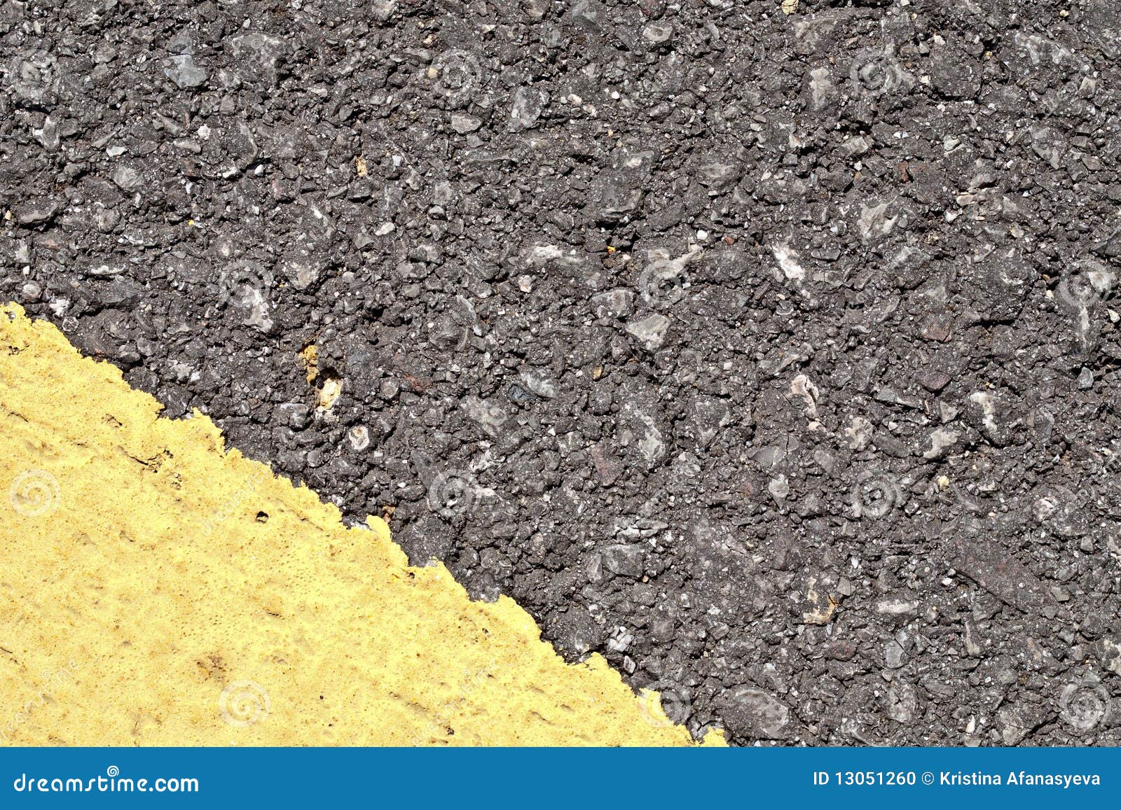 Asphalt Texture with Yellow Corner Stock Photo - Image of gravel ...