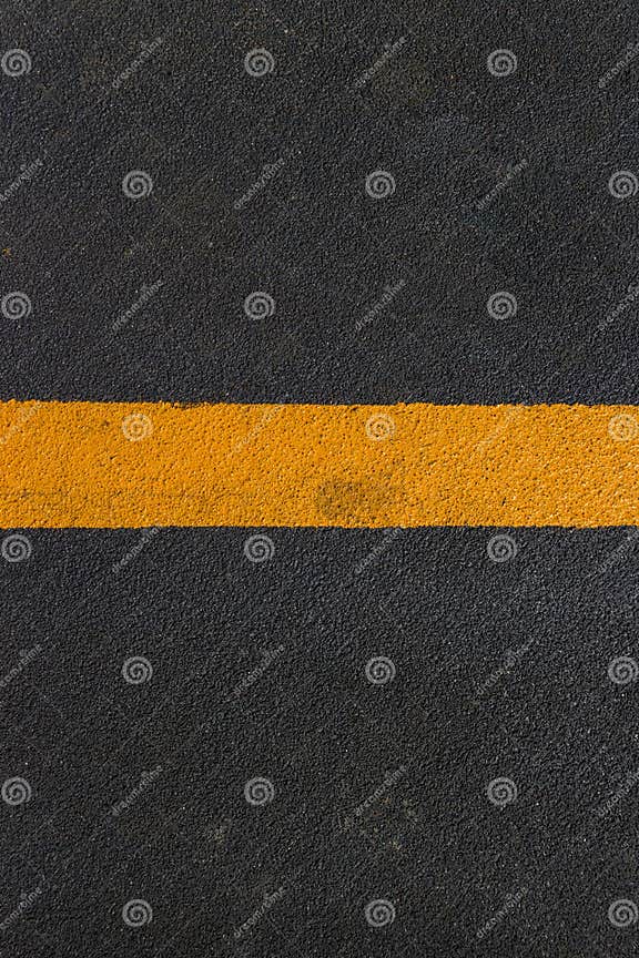 Asphalt Texture with Yellow Line Stock Photo - Image of pattern, dashed ...