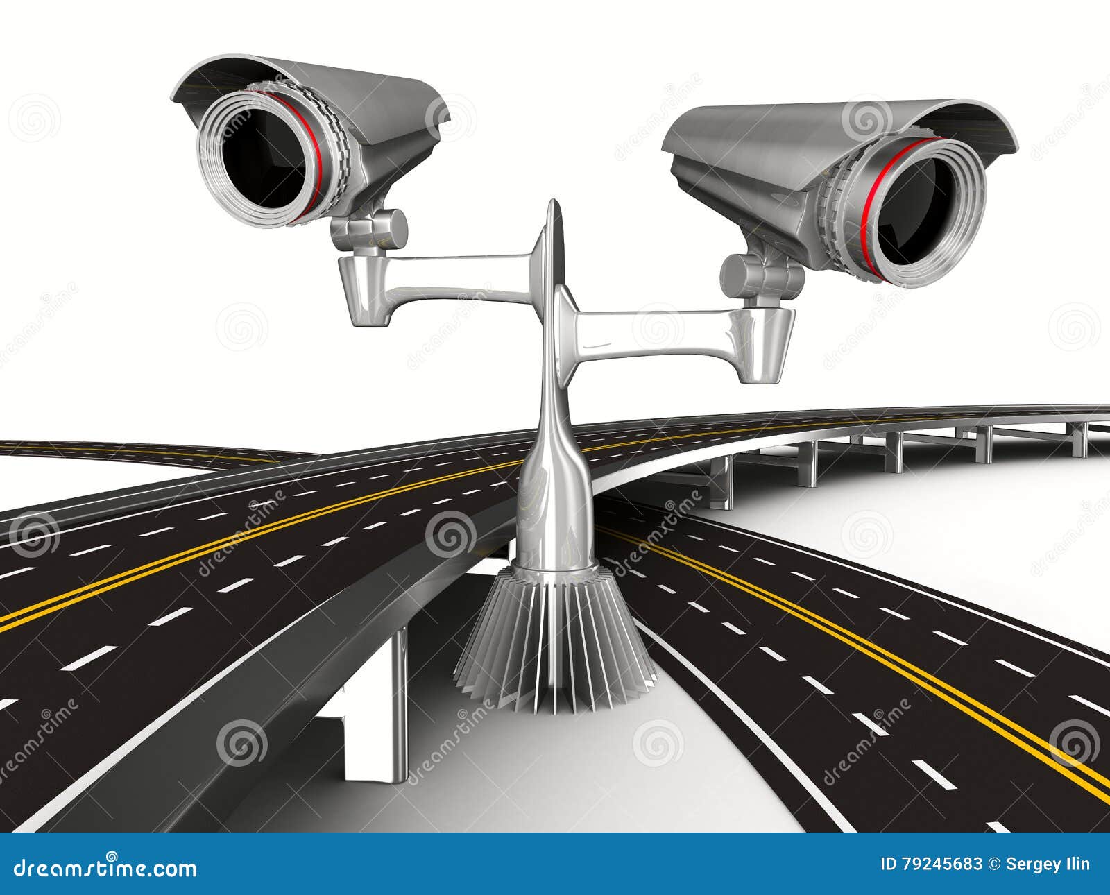 3d Asphalted Road Stock Photo | CartoonDealer.com #44454966