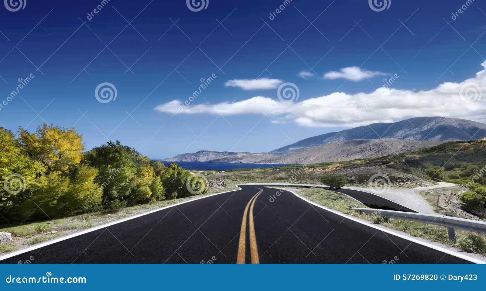 Asphalted road stock photo. Image of europe, curve, architecture - 57269820