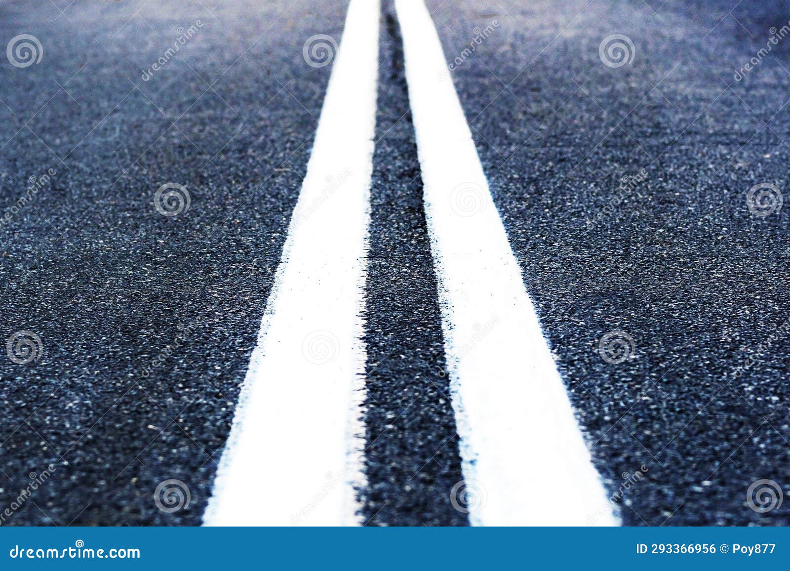 Asphalted, Road, White Strips,marking Stock Photo - Image of motion ...