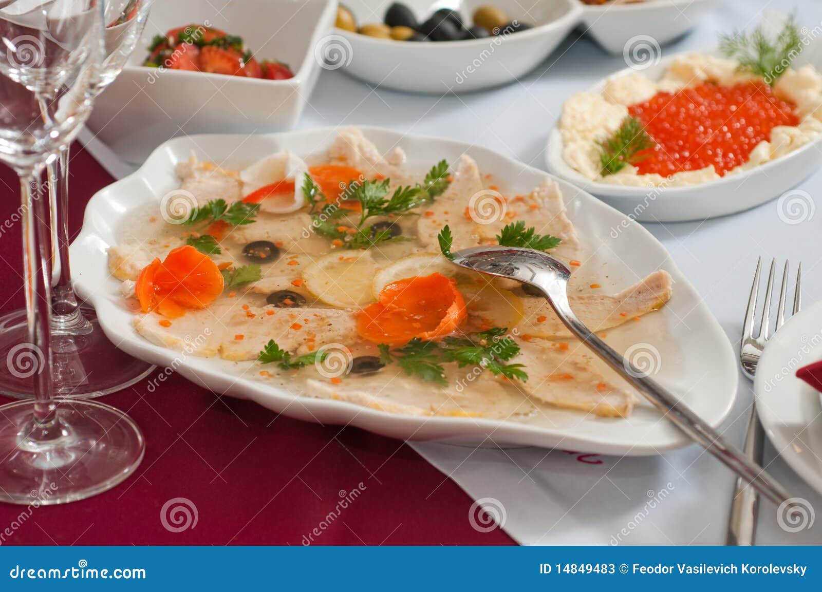 Aspic. stock image. Image of feast, layout, gelatin, restaurant - 14849483