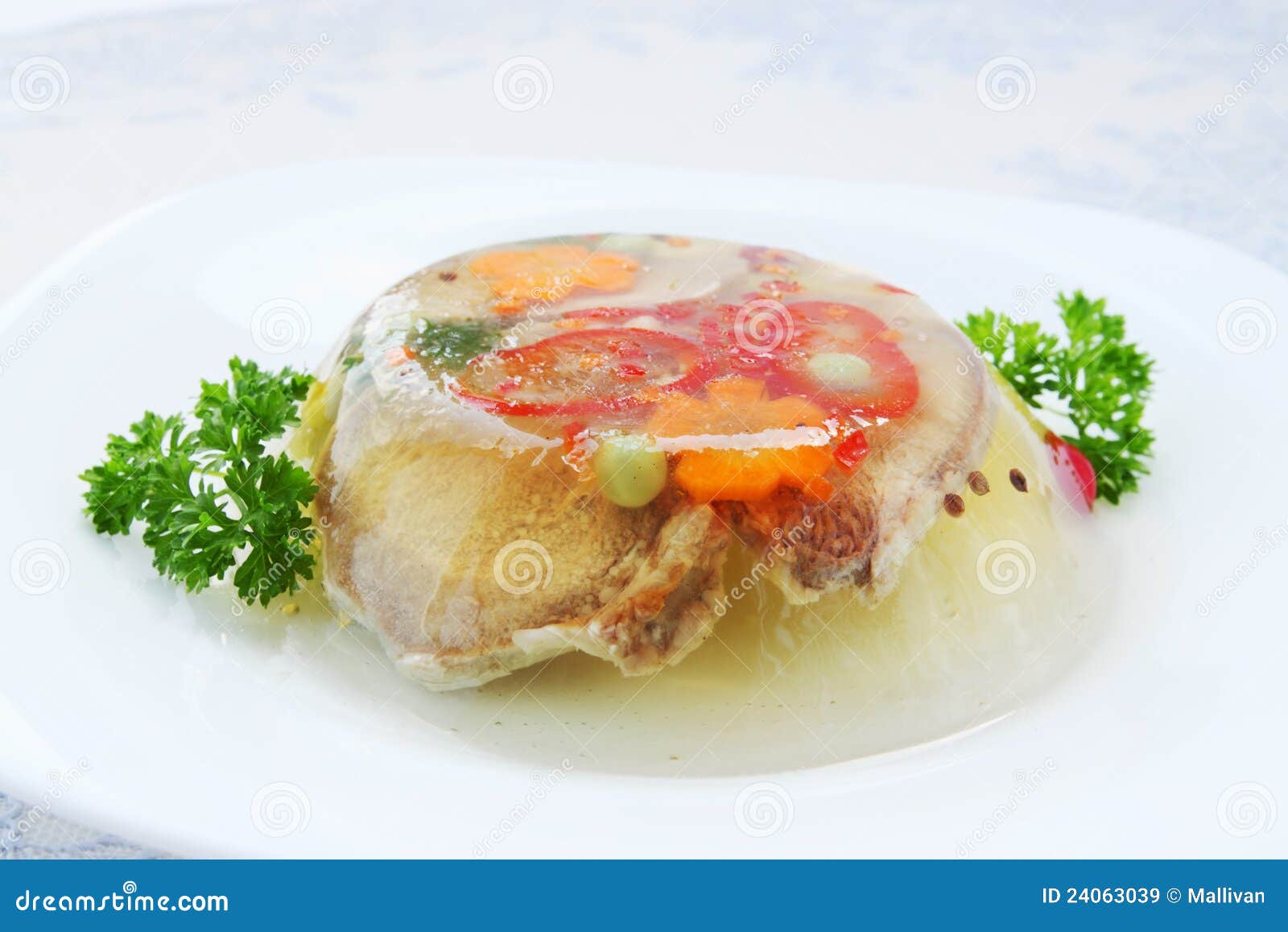 The aspic stock image. Image of dish, gelatin, galantine - 24063039