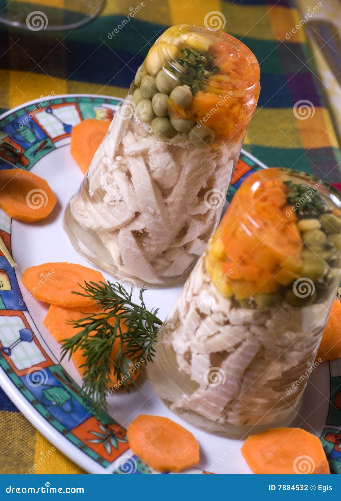 Aspic stock foto. Image of voedsel, koude, gelatine, gezond - 7884532